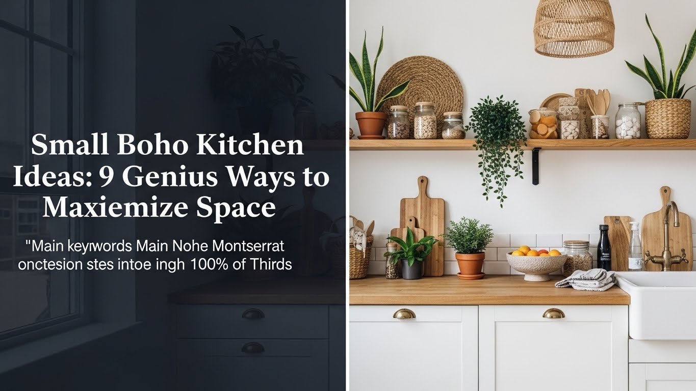 Small Boho Kitchen Ideas: 9 Genius Ways To Maximize Space