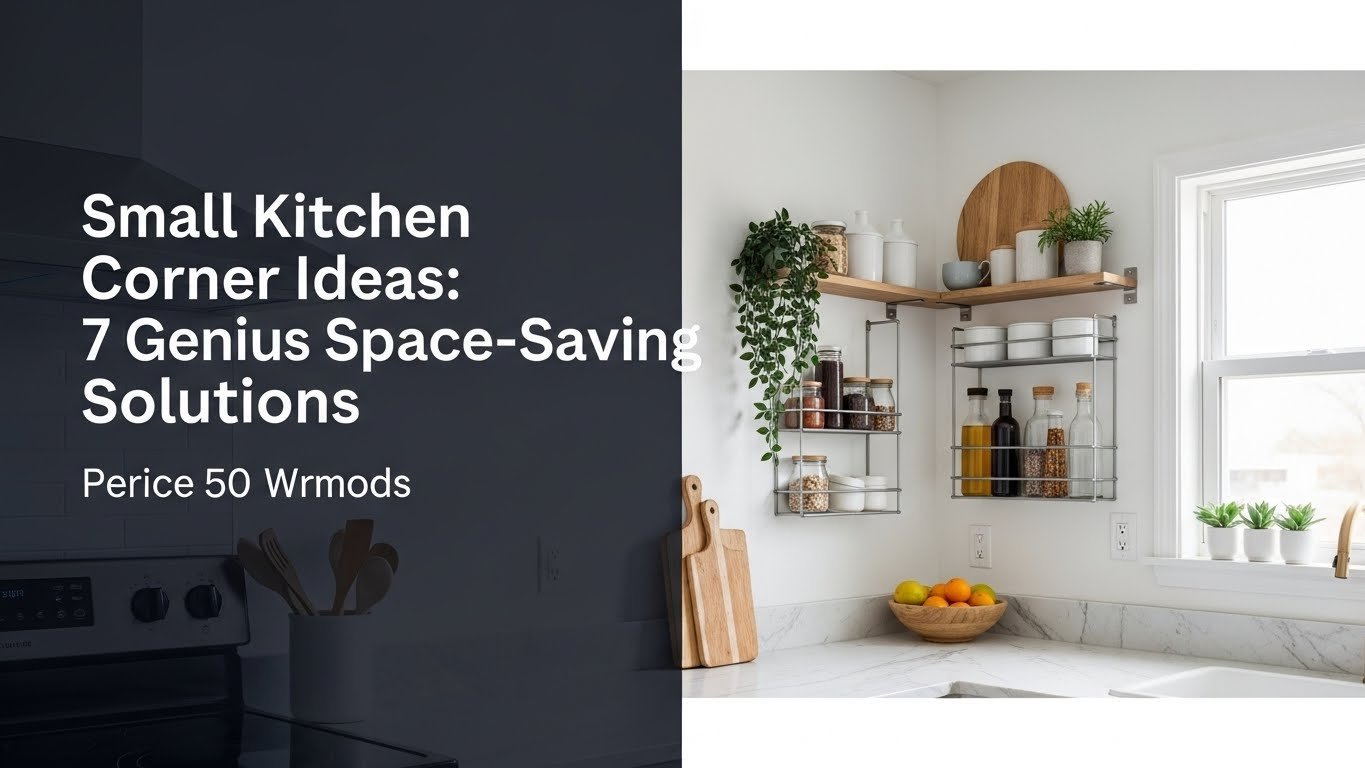 Small Kitchen Corner Ideas: 7 Genius Space-Saving Solutions