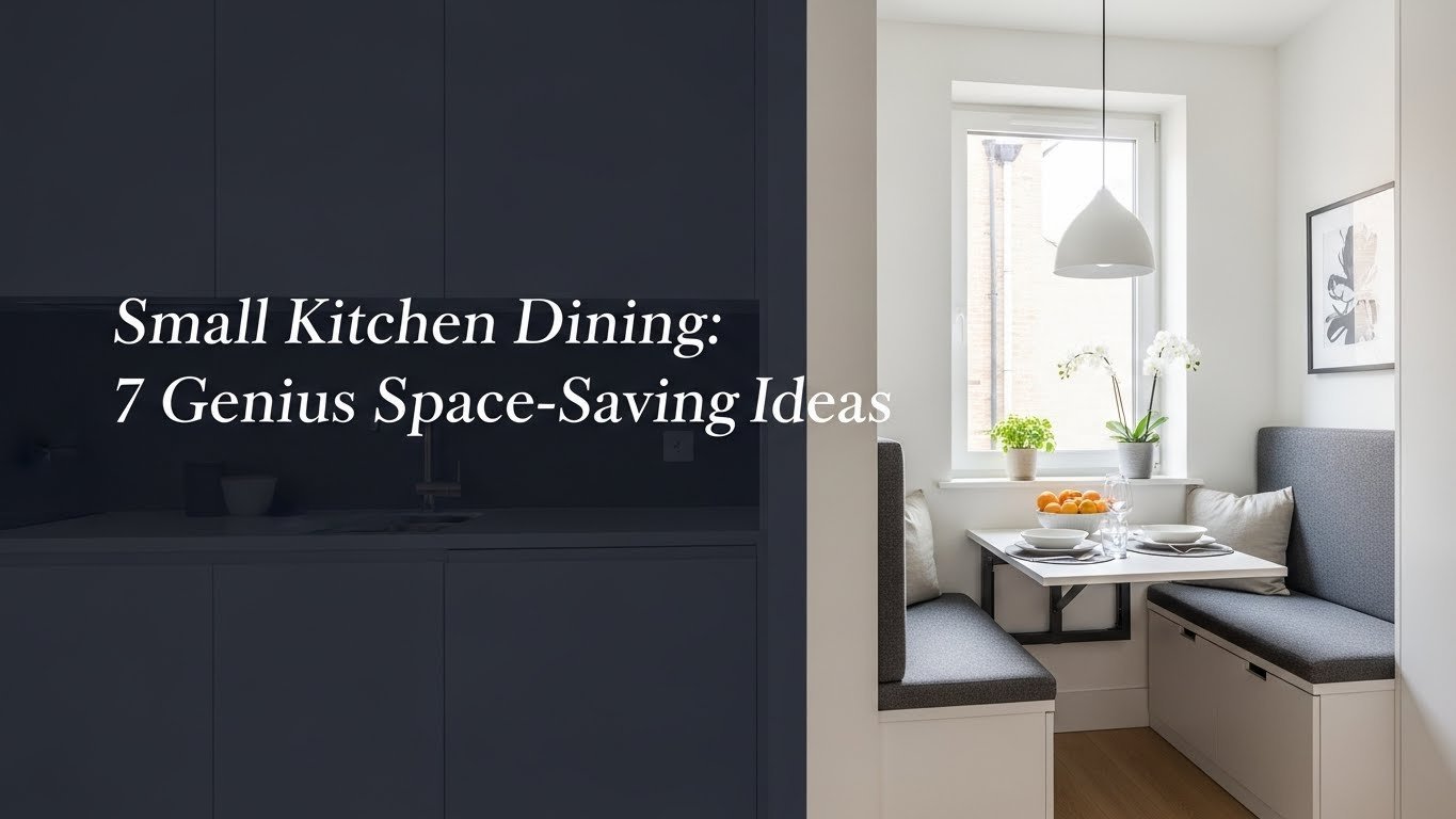 Small Kitchen Dining: 7 Genius Space-Saving Ideas For 2026
