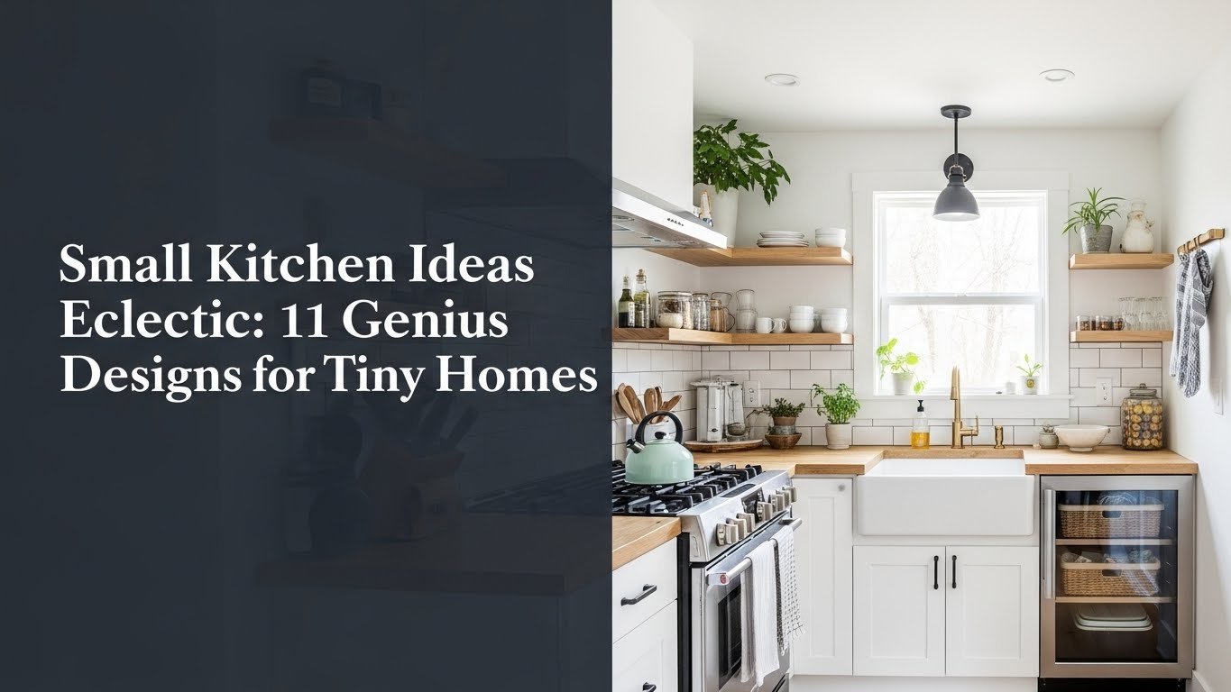 Small Kitchen Ideas Eclectic: 11 Genius Designs For Tiny Homes