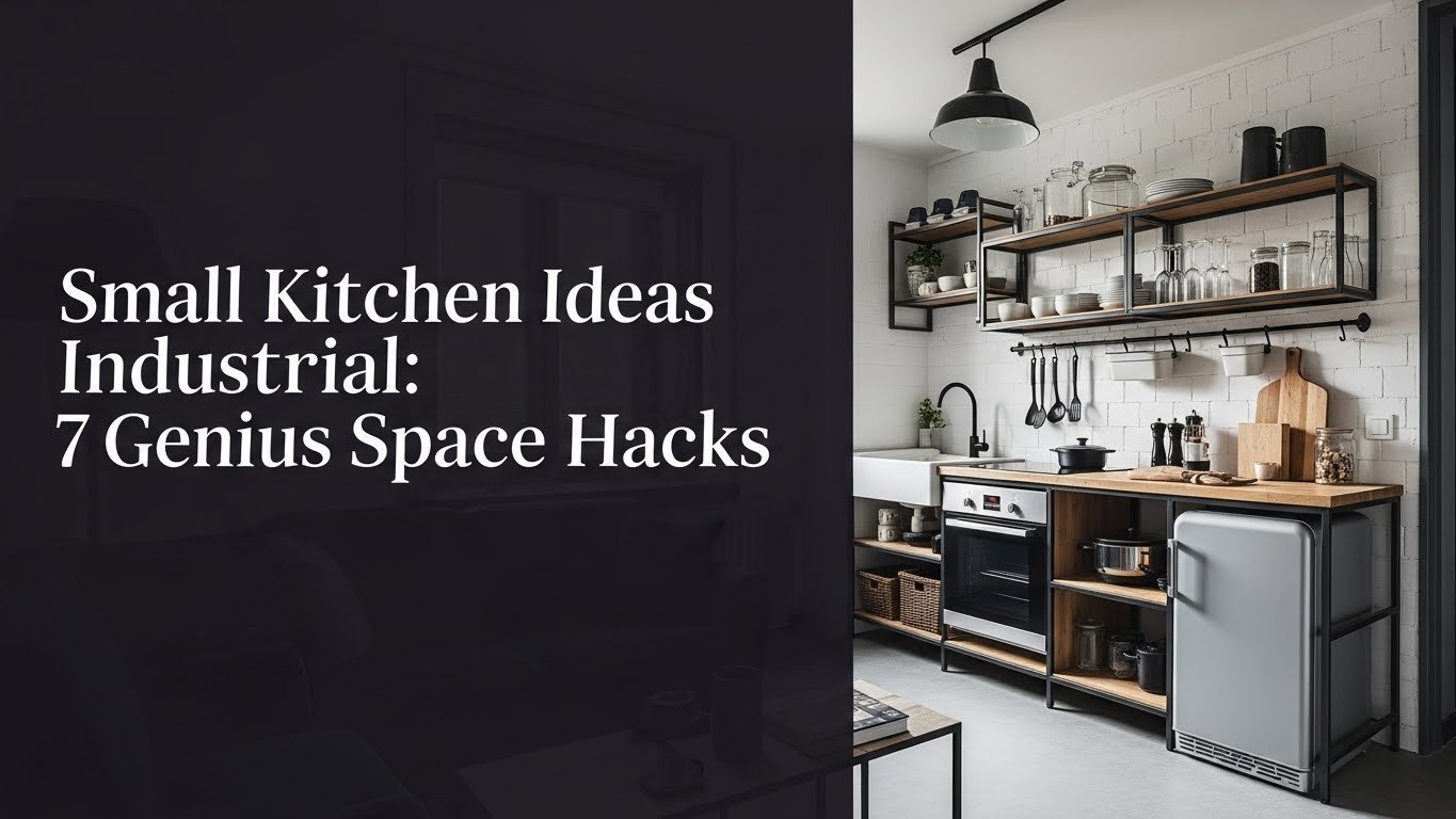 Small Kitchen Ideas Industrial: 7 Genius Space Hacks