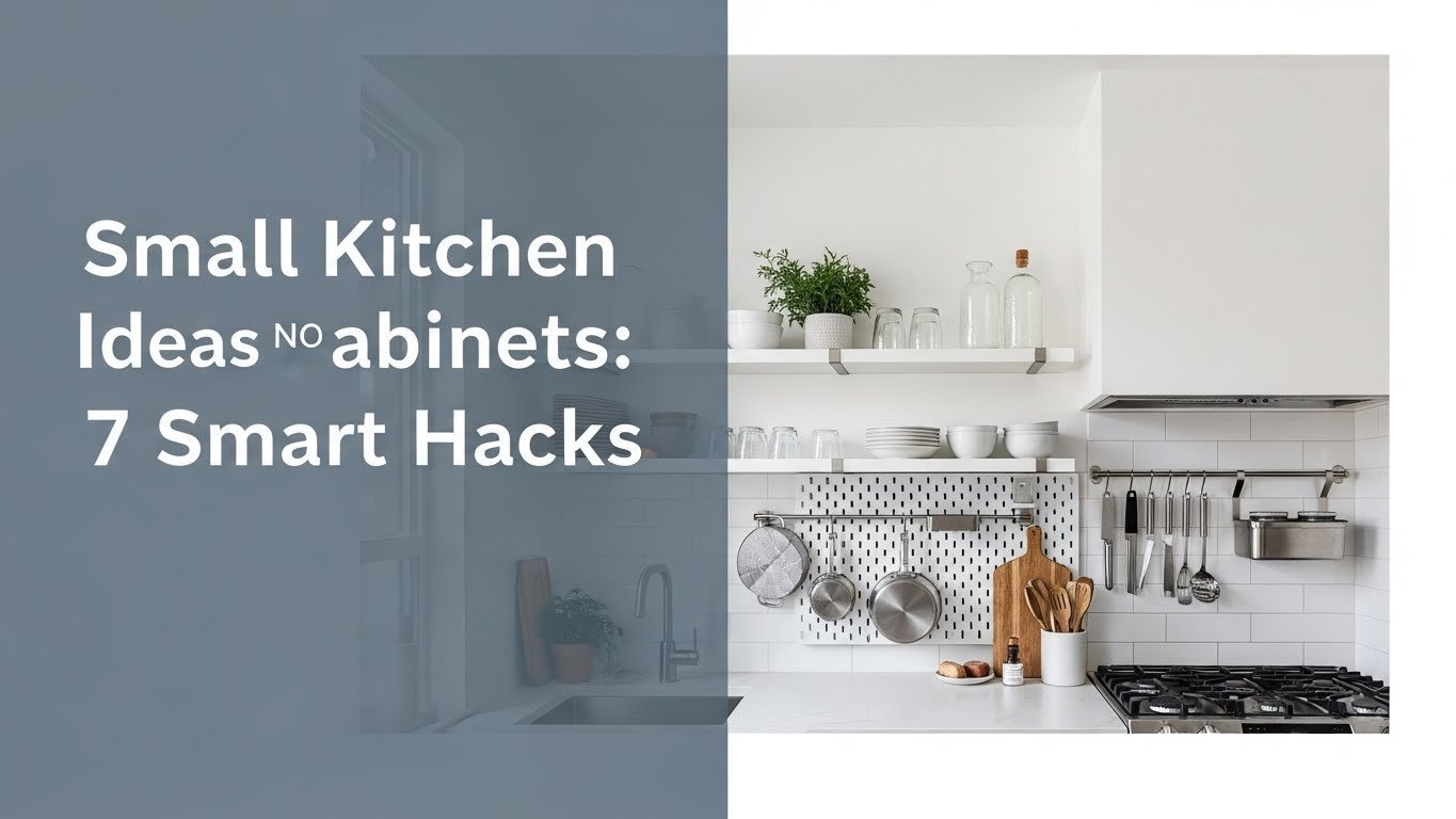 Small Kitchen Ideas No Cabinets: 7 Smart Hacks 2026