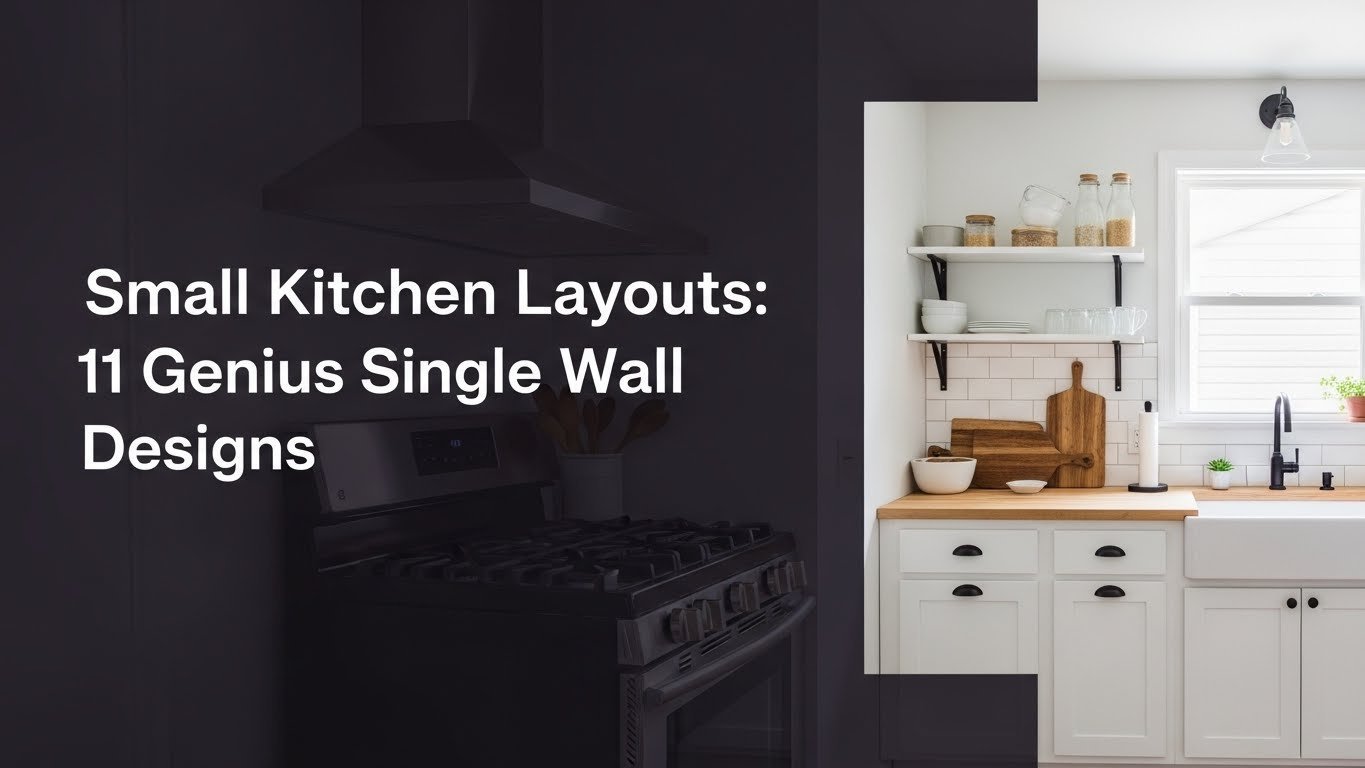 Small Kitchen Layouts: 11 Genius Single Wall Designs
