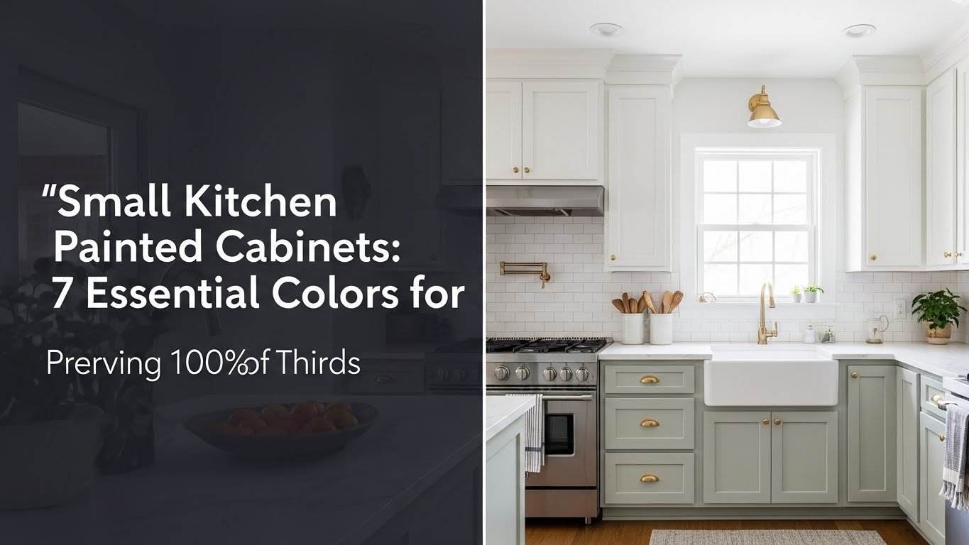 Small Kitchen Painted Cabinets: 7 Essential Colors For 2026 Space