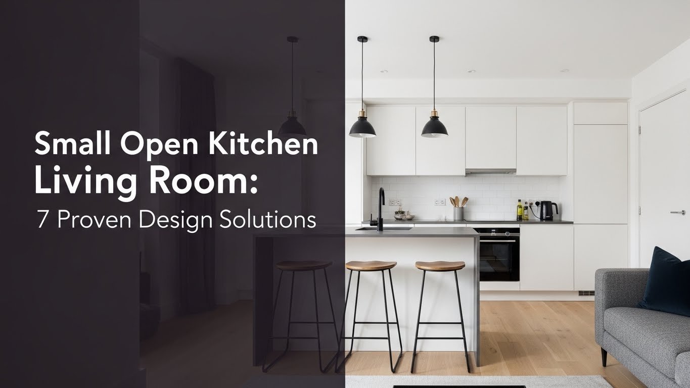 Small Open Kitchen Living Room: 7 Proven Design Solutions