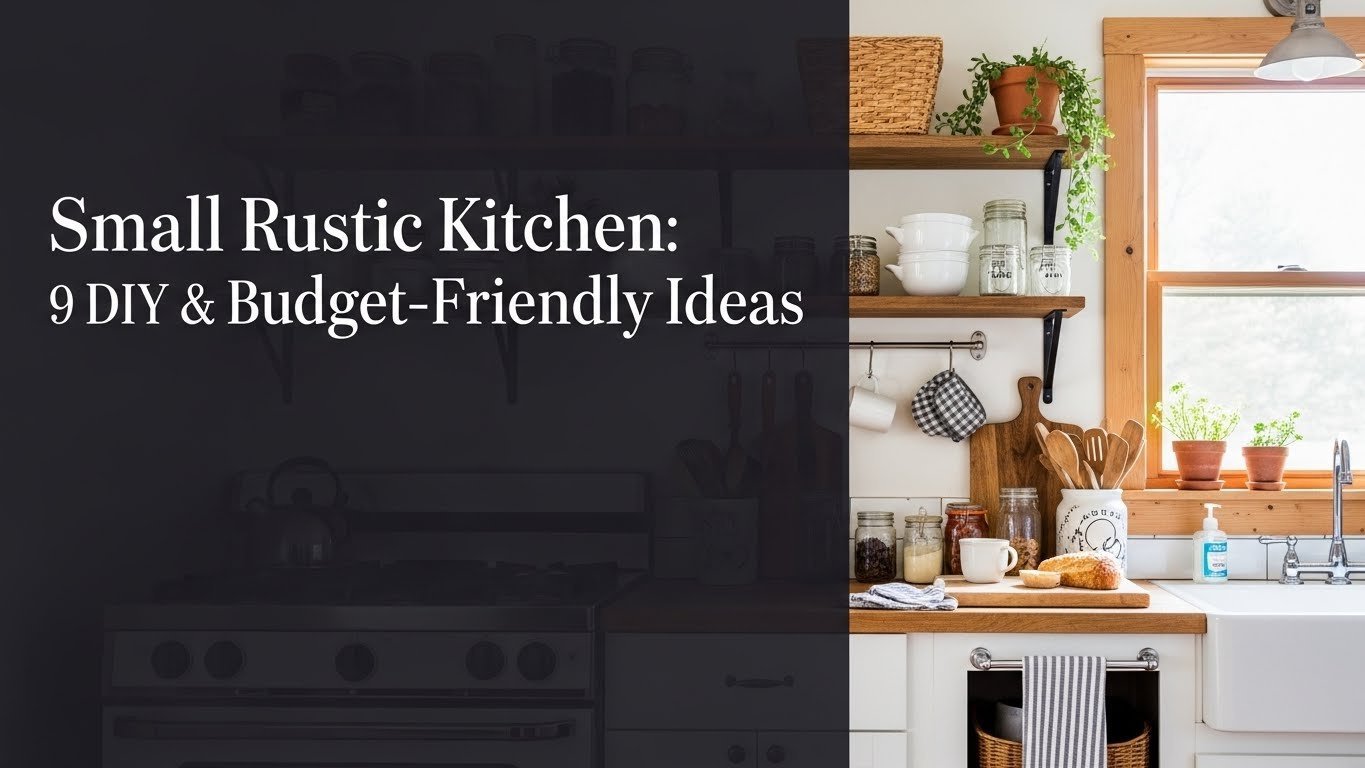 Small Rustic Kitchen: 9 DIY & Budget-Friendly Ideas