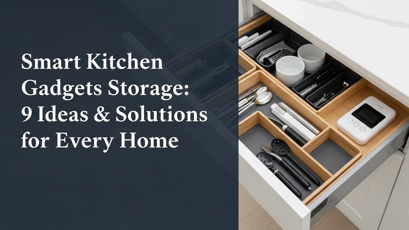 Smart Kitchen Gadgets Storage: 9 Ideas & Solutions For Every Home