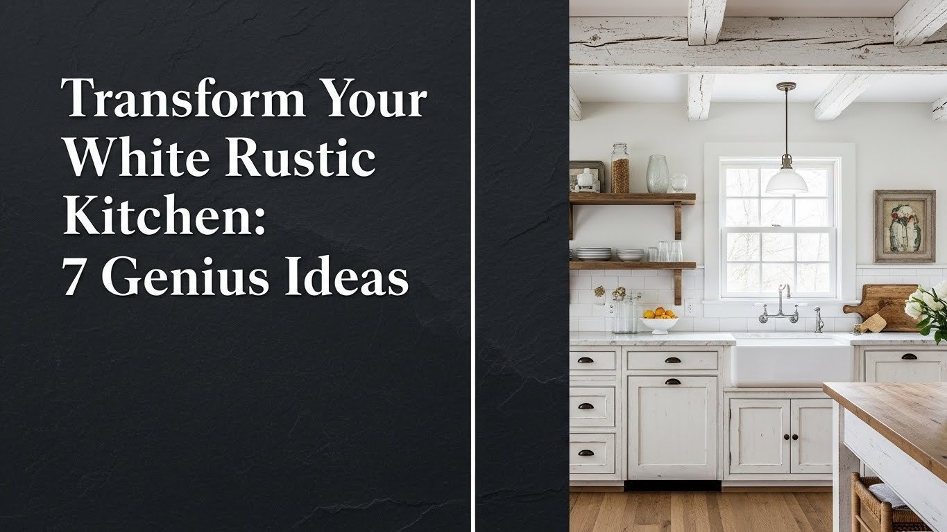 Transform Your White Rustic Kitchen: 7 Genius Ideas For 2026