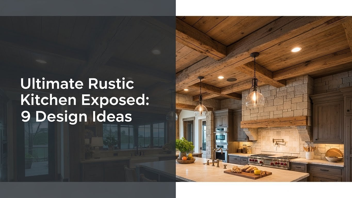 Ultimate Rustic Kitchen Exposed Beams: 9 Design Ideas