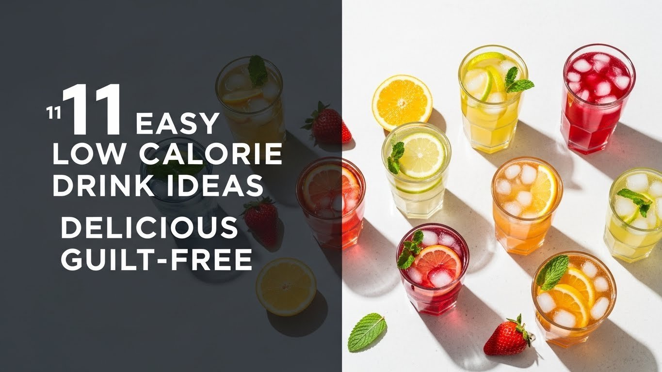 11 Easy Low Calorie Drink Ideas Delicious Guilt-Free