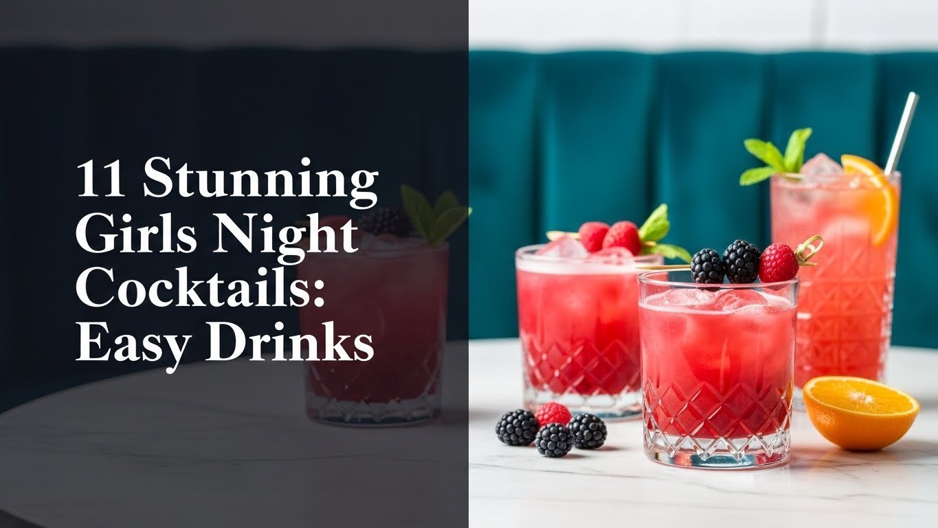 11 Stunning Girls Night Cocktails: Easy Drinks For 2026