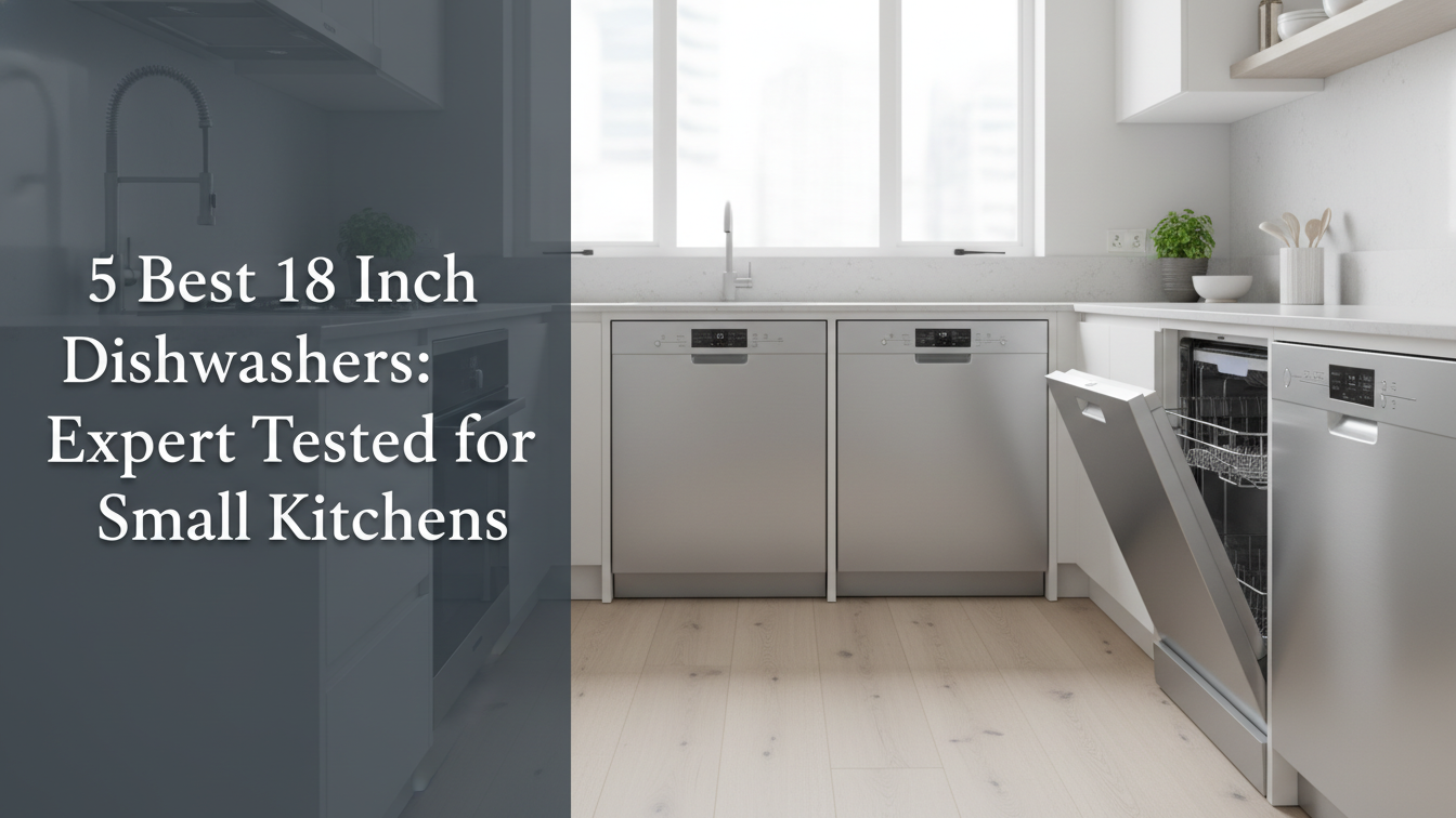 5 Best 18 Inch Dishwashers: Expert Tested For Small Kitchens 2026