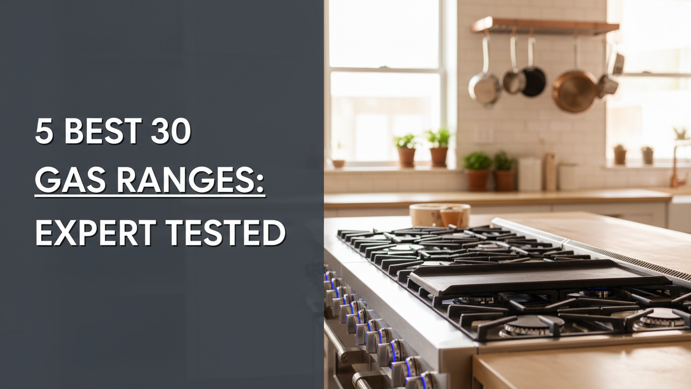 5 Best 30 Gas Ranges: Expert Tested In 2026