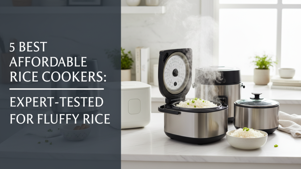 5 Best Affordable Rice Cookers: Expert-Tested For Fluffy Rice 2026