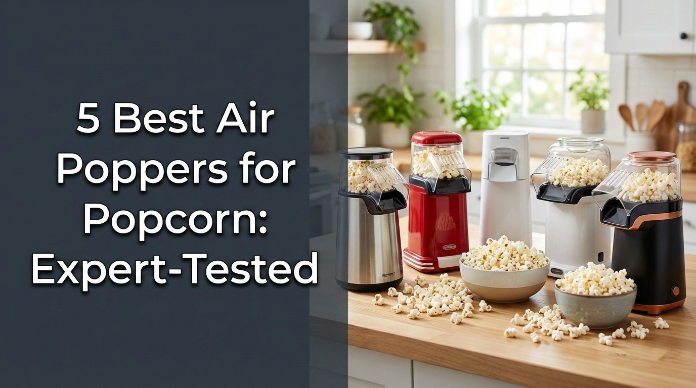 5 Best Air Poppers For Popcorn: Expert-Tested In 2026
