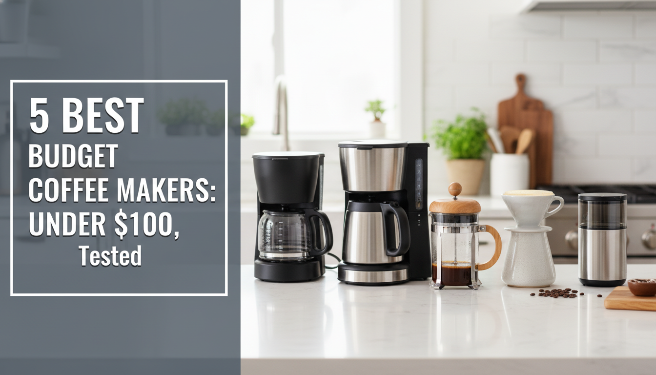 5 Best Budget Coffee Makers: Under $100, Tested In 2026