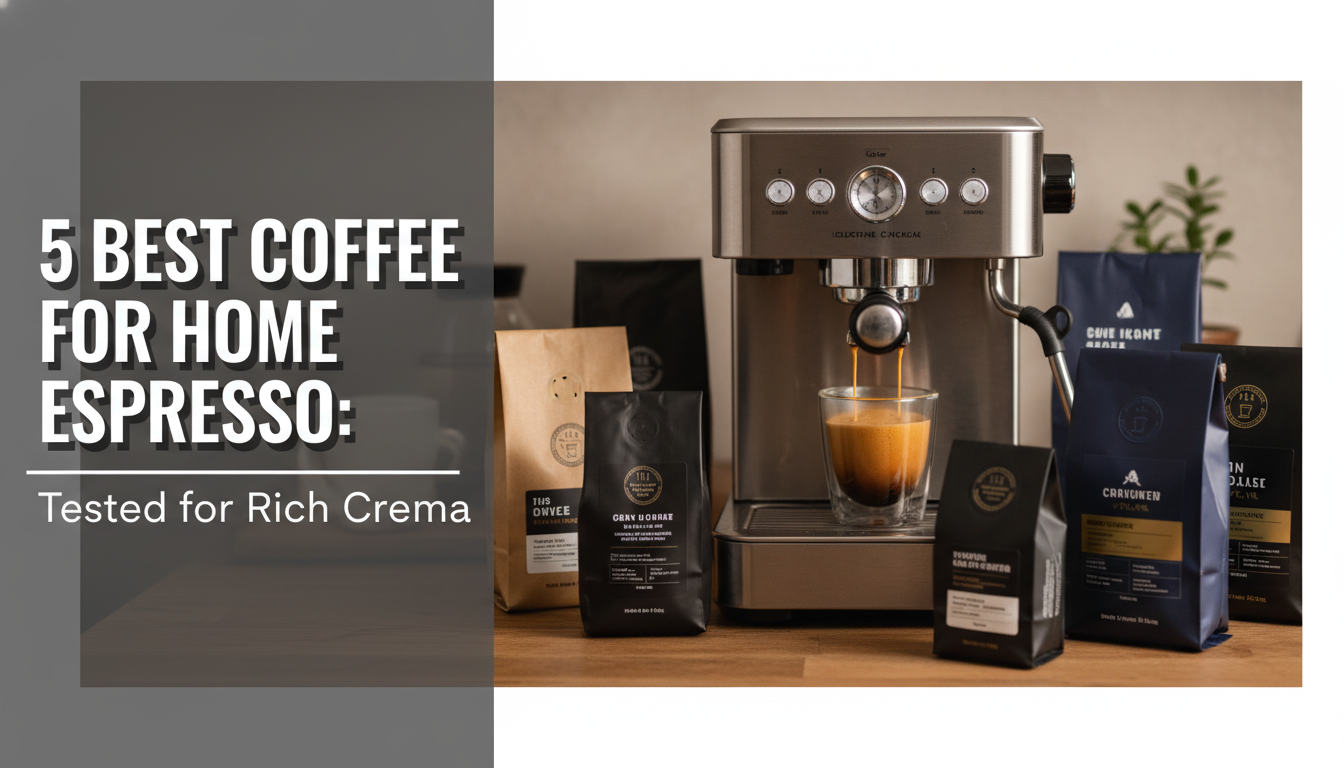 5 Best Coffee For Home Espresso: Tested For Rich Crema
