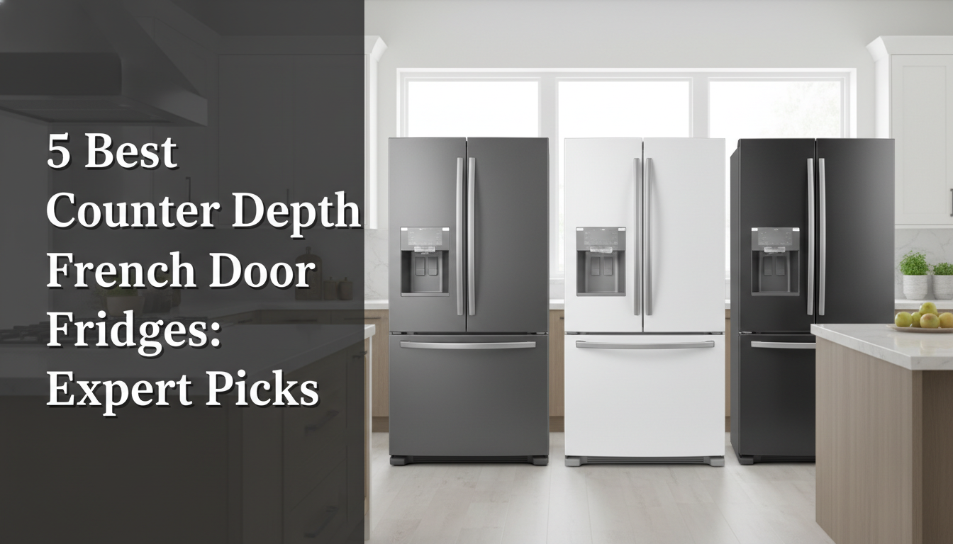 5 Best Counter Depth French Door Fridges: Expert Picks