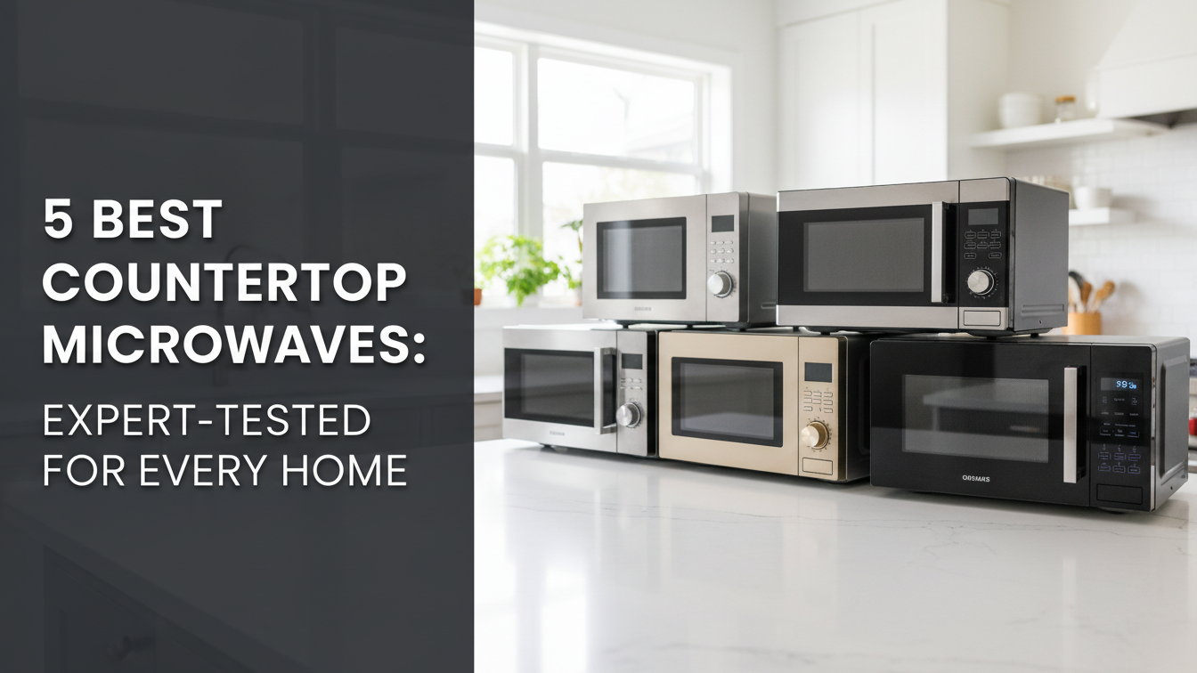 5 Best Countertop Microwaves: Expert-Tested For Every Home