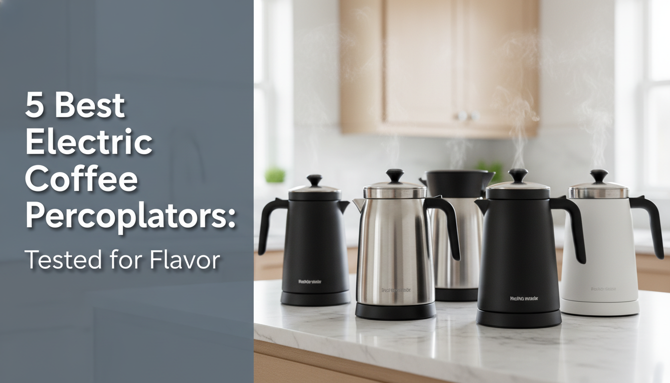 5 Best Electric Coffee Percolators: Tested For Flavor