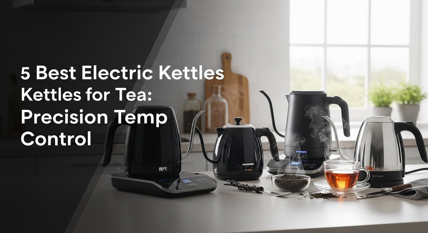5 Best Electric Kettles For Tea: Precision Temp Control 2026