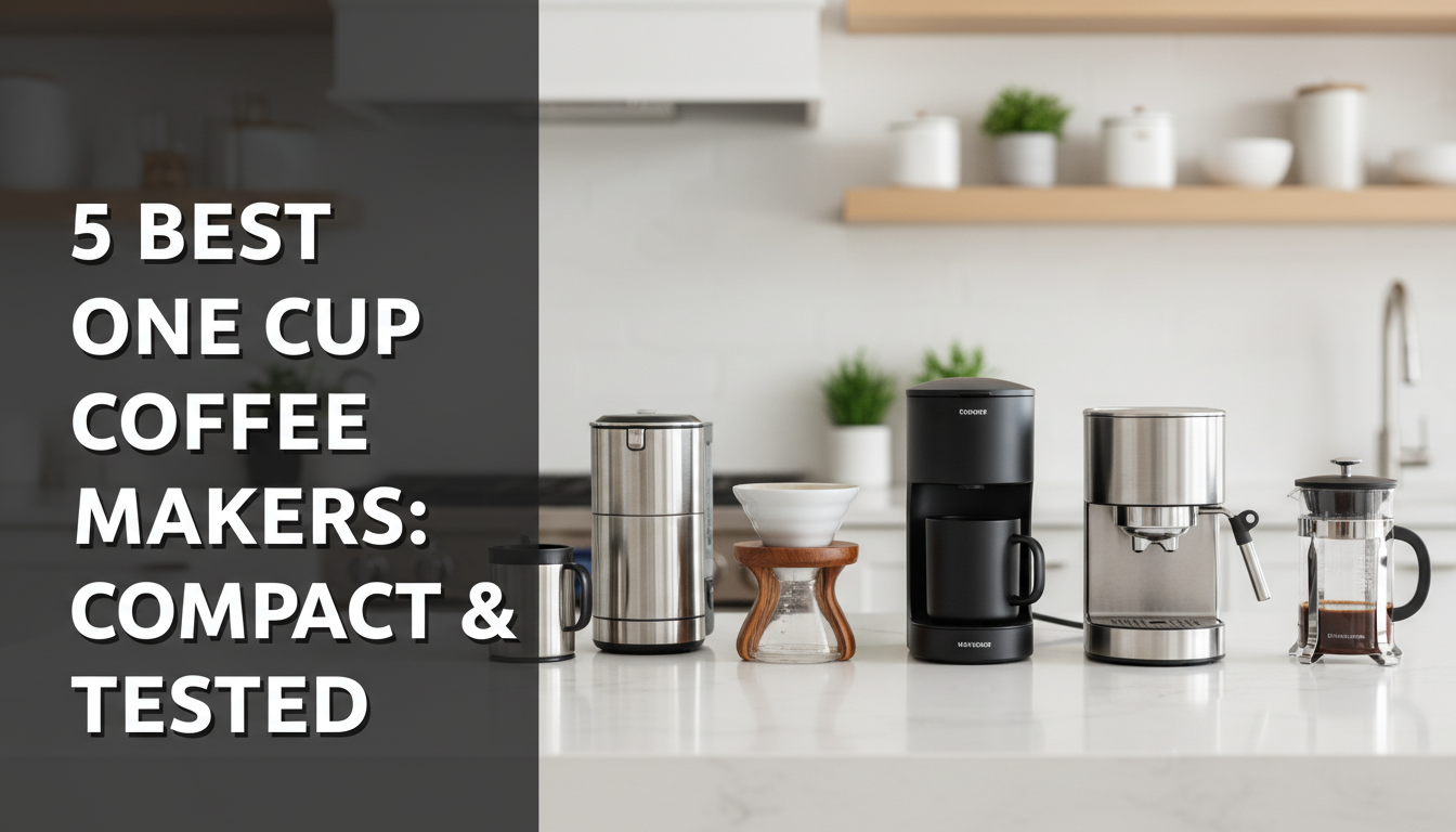 5 Best One Cup Coffee Makers In 2026: Compact & Tested