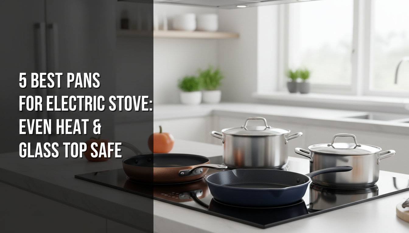 5 Best Pans For Electric Stove: Even Heat & Glass Top Safe