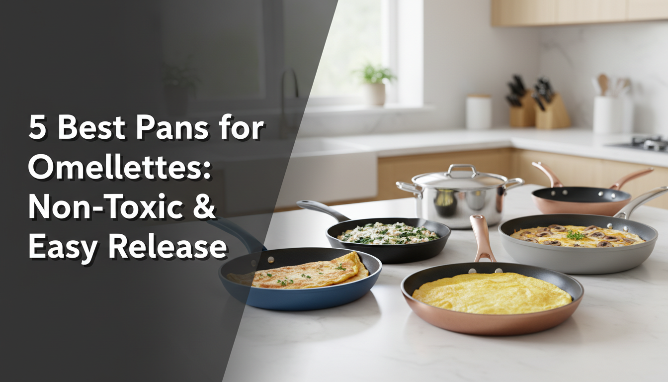 5 Best Pans For Omelettes: Non-Toxic & Easy Release