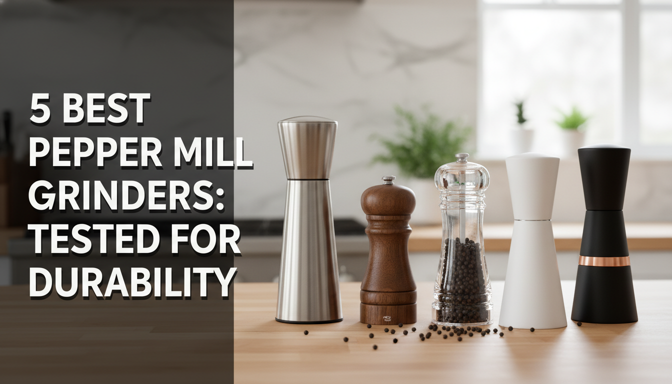 5 Best Pepper Mill Grinders: Tested For Durability 2026