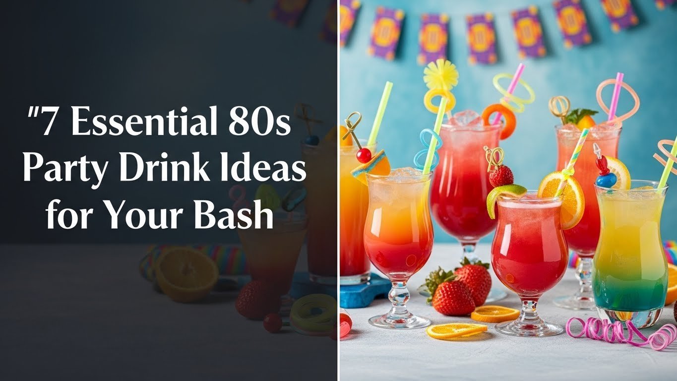 7 Essential 80s Party Drink Ideas For Your 2026 Bash