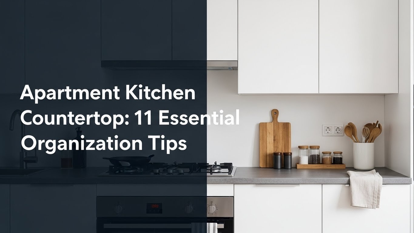 Apartment Kitchen Countertop: 11 Essential Organization Tips