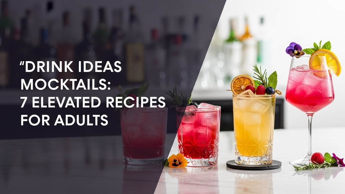 Drink Ideas Mocktails: 7 Elevated Recipes For Adults