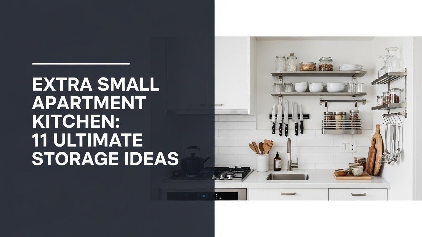 Extra Small Apartment Kitchen: 11 Ultimate Storage Ideas 2026