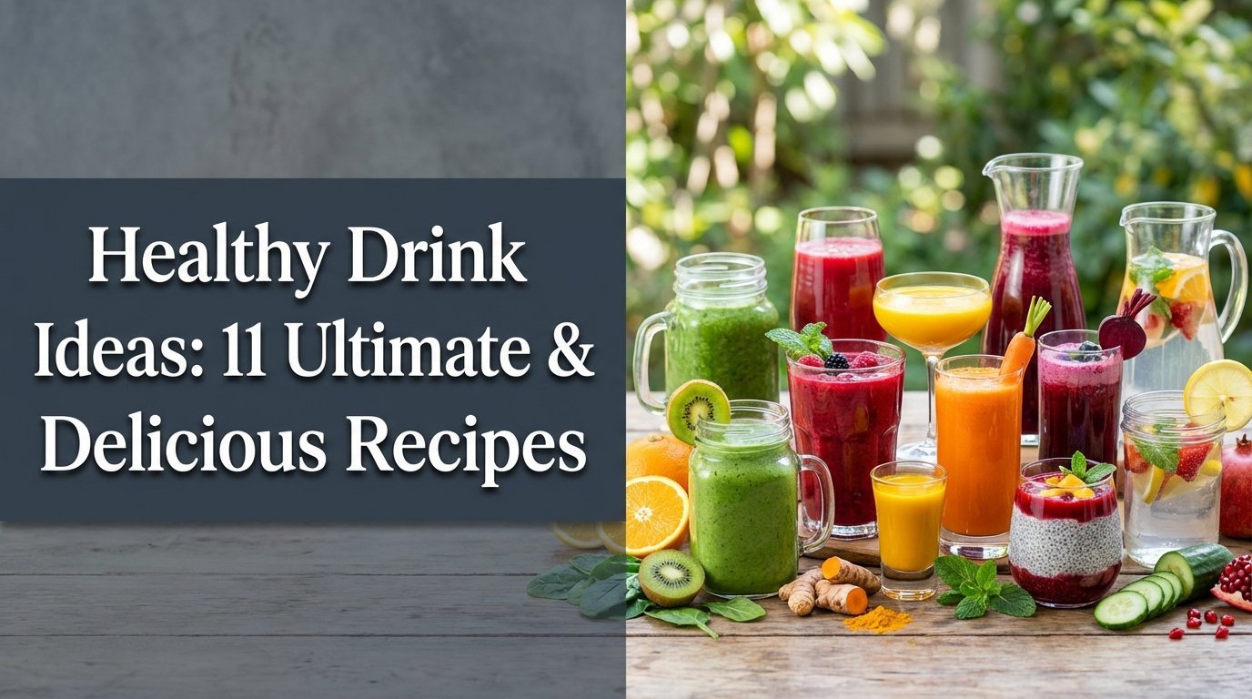 Healthy Drink Ideas: 11 Ultimate & Delicious Recipes 2026
