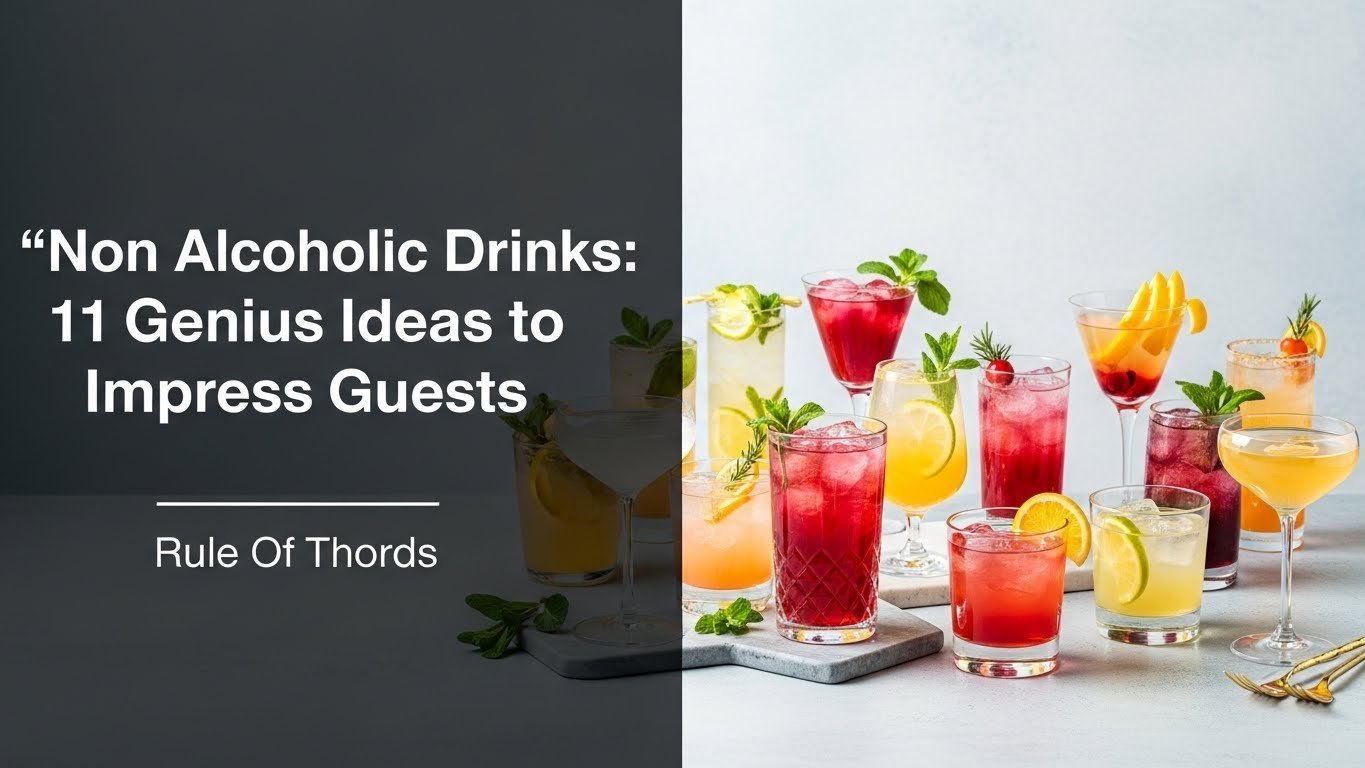 Non Alcoholic Drinks: 11 Genius Ideas To Impress Guests