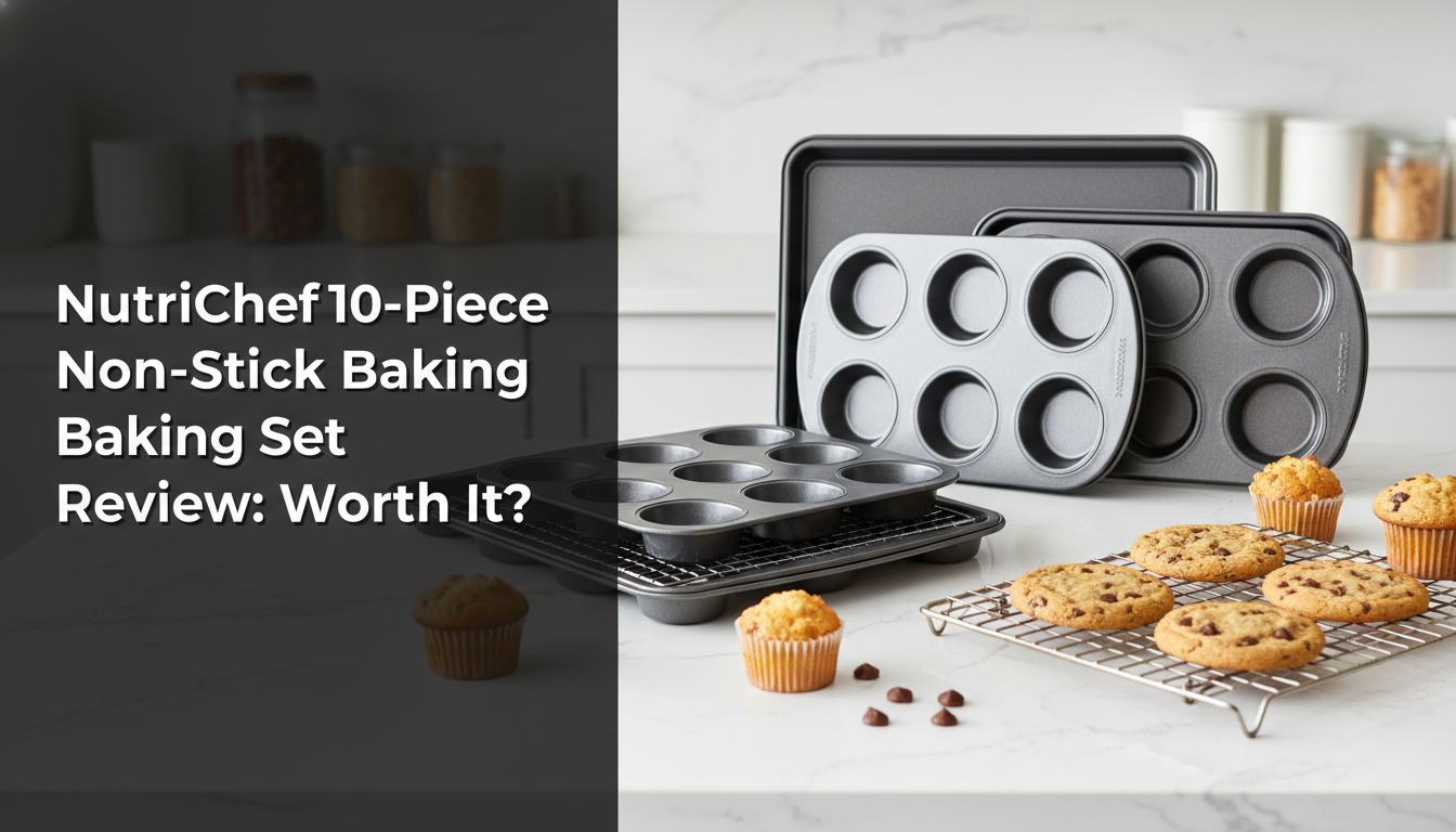 NutriChef 10-Piece Non-Stick Baking Set Review: Worth It?