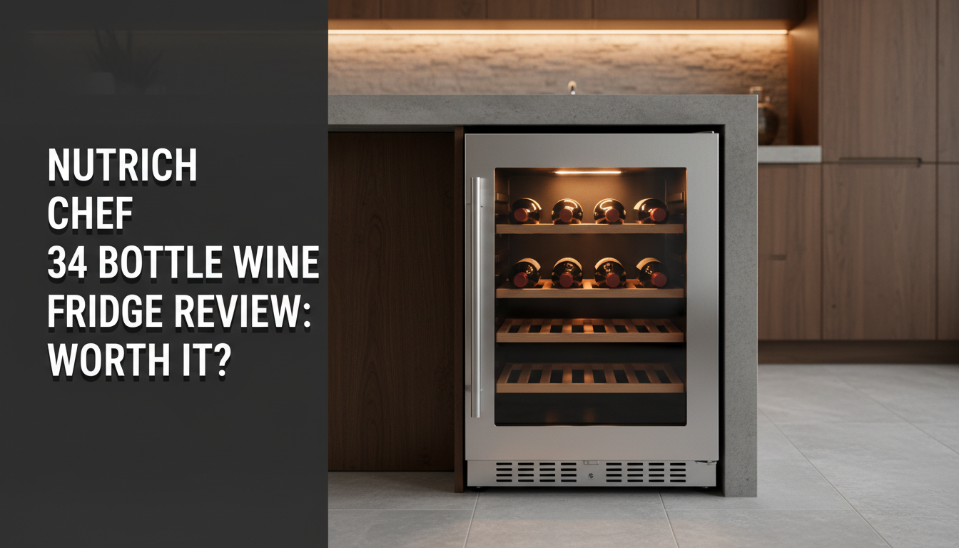 Nutrichef 34 Bottle Wine Fridge Review: Worth It?