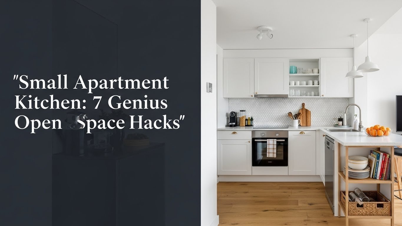 Small Apartment Kitchen: 7 Genius Open Space Hacks
