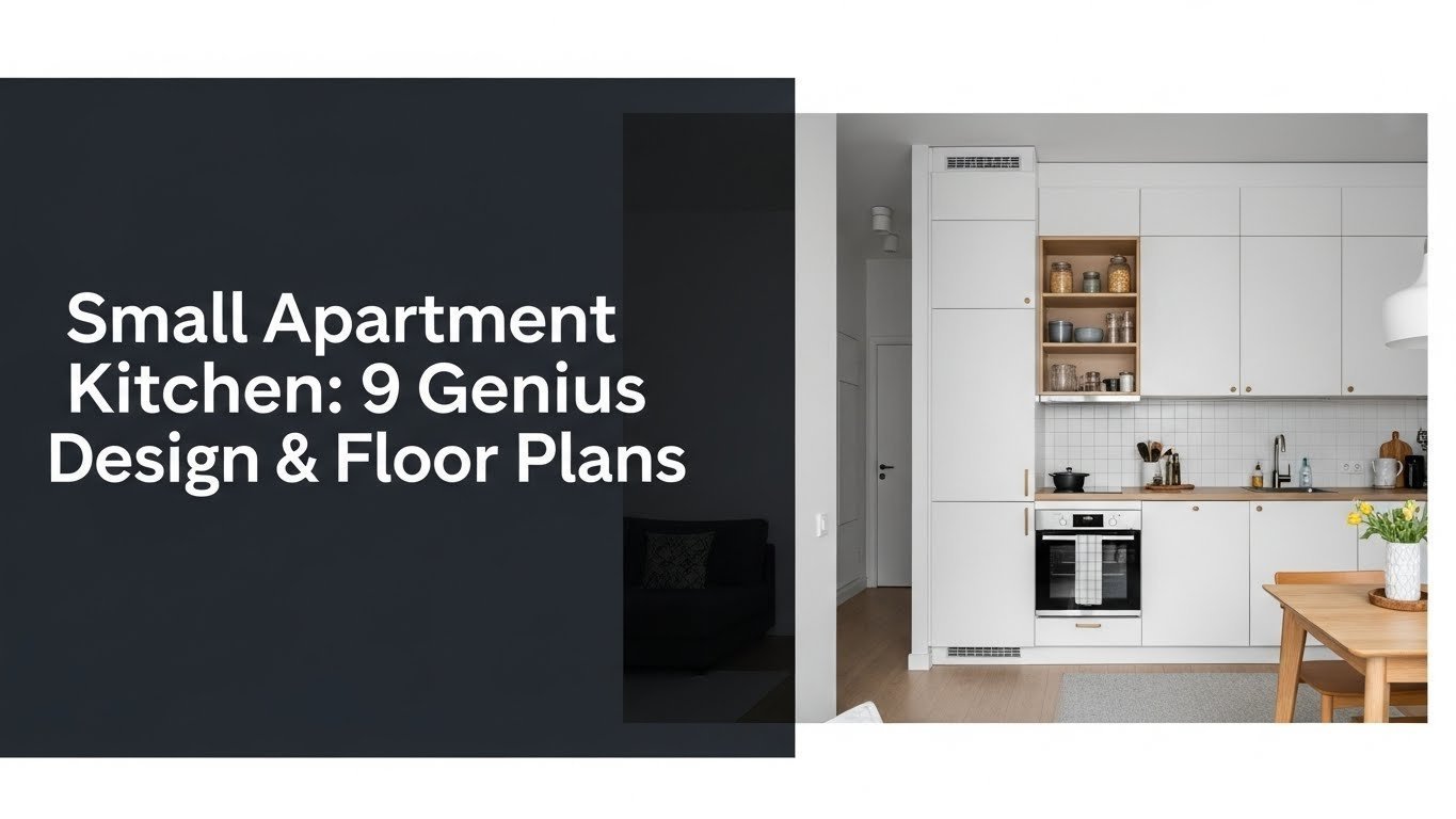 Small Apartment Kitchen: 9 Genius Design & Floor Plans