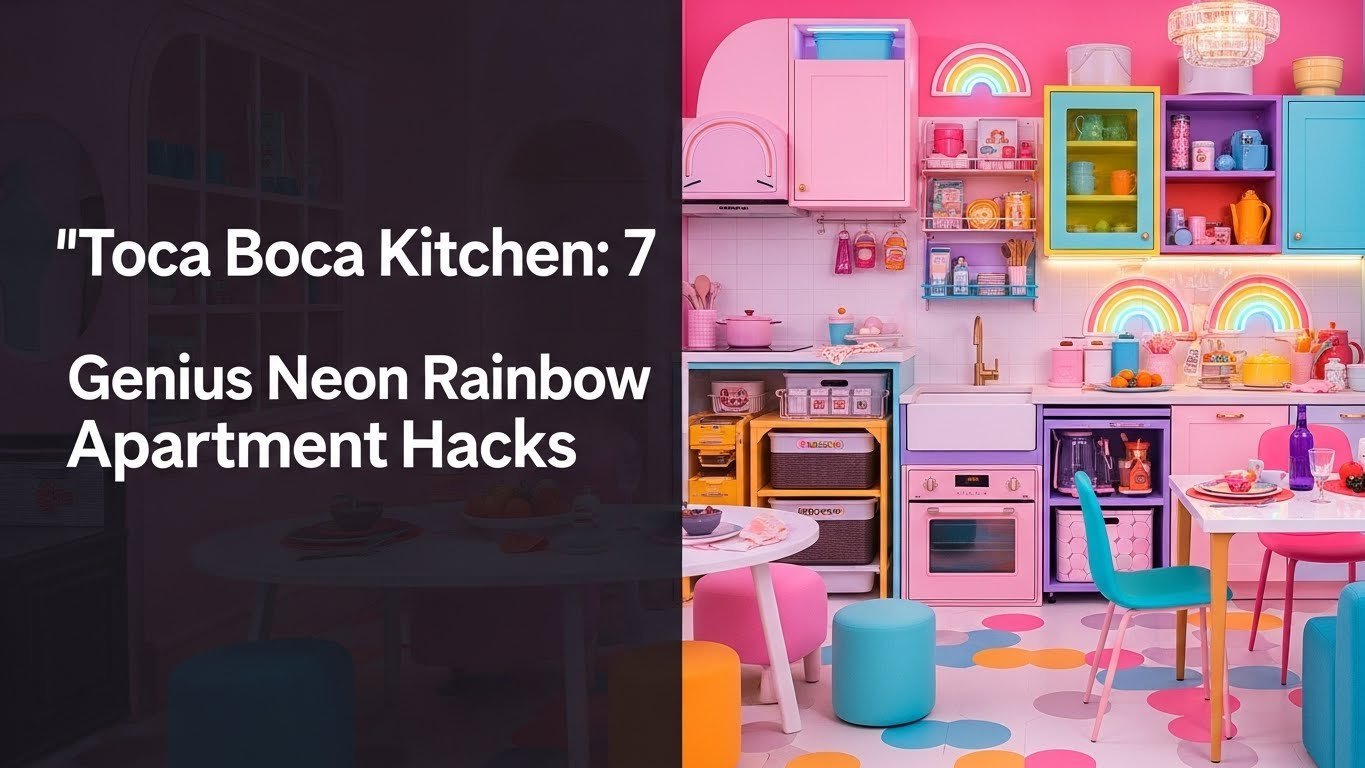 Toca Boca Kitchen: 7 Genius Neon Rainbow Apartment Hacks 2026