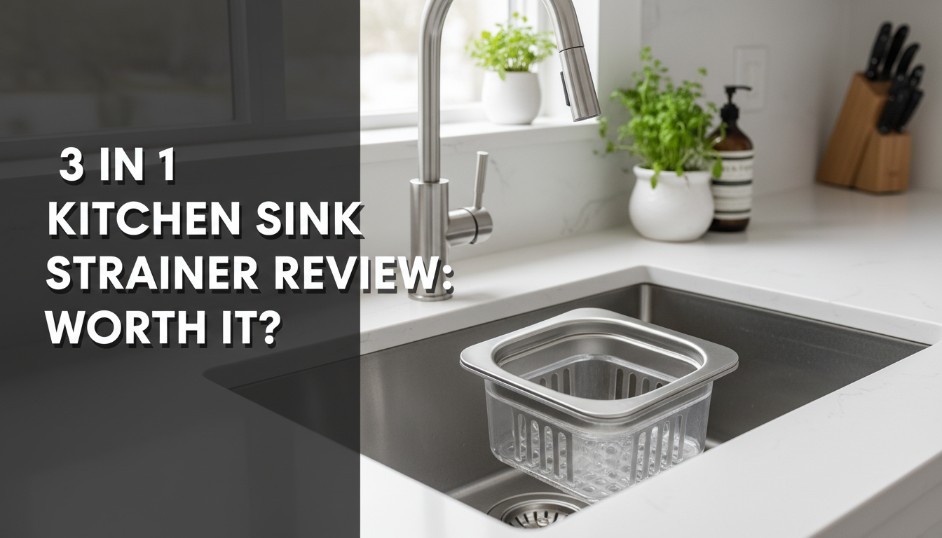 3 In 1 Kitchen Sink Strainer Review: Worth It?