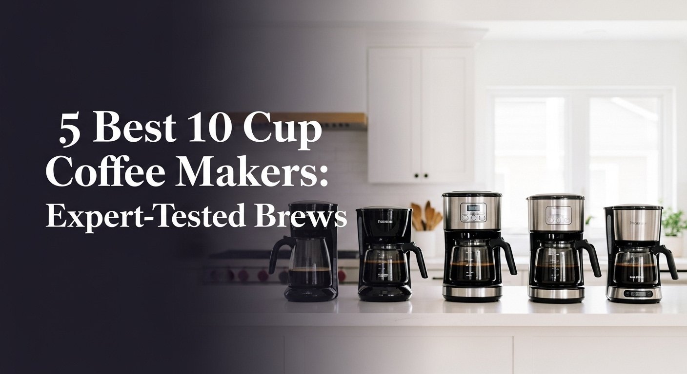 5 Best 10 Cup Coffee Makers In 2026: Expert-Tested Brews
