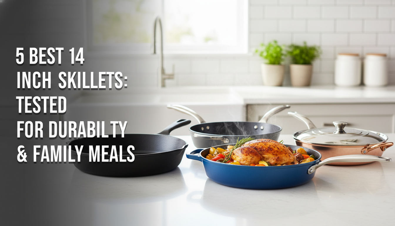 5 Best 14 Inch Skillets: Tested For Durability & Family Meals