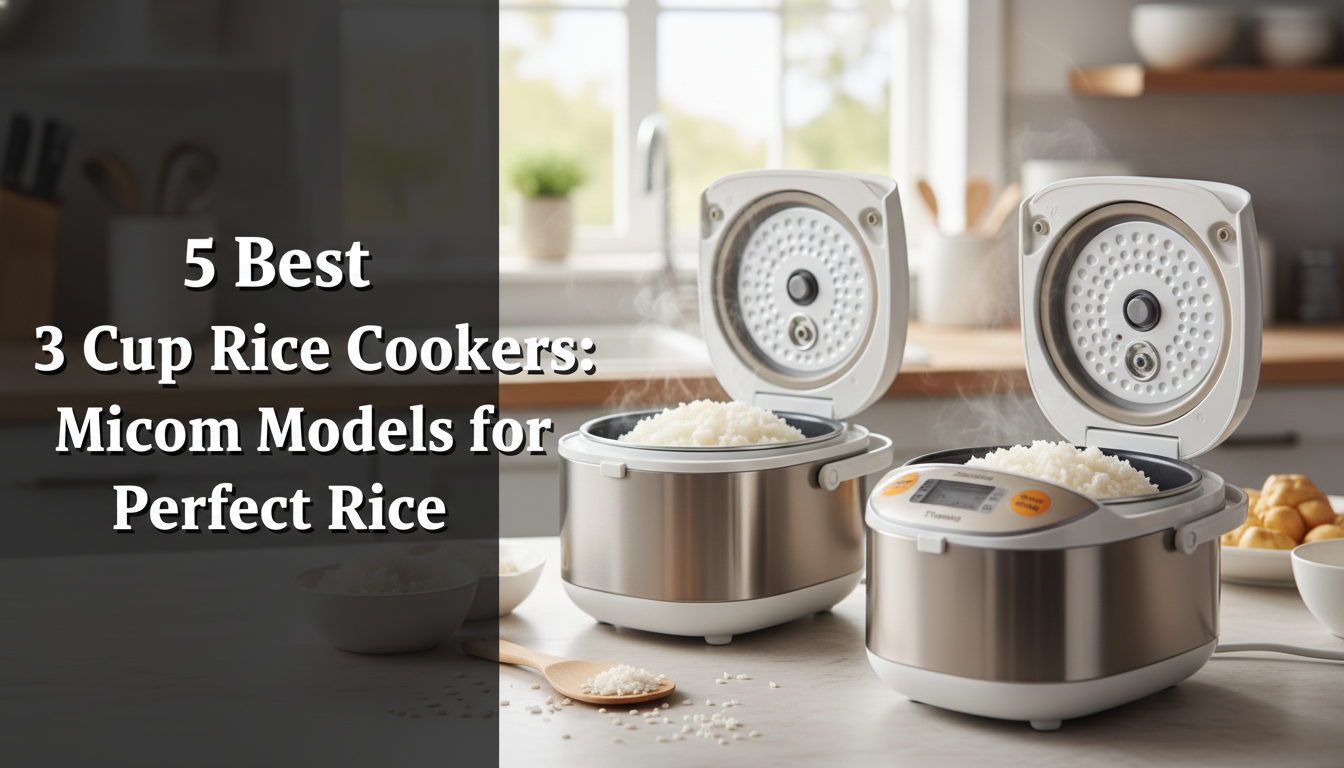 5 Best 3 Cup Rice Cookers: Micom Models For Perfect Rice In 2026