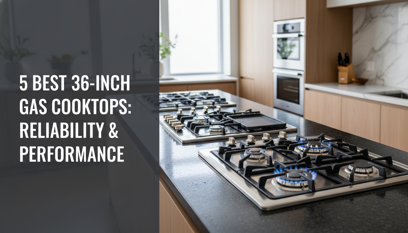 5 Best 36-inch Gas Cooktops: Reliability & Performance 2026