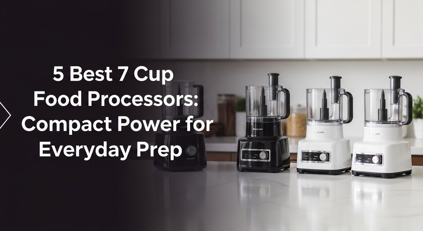5 Best 7 Cup Food Processors: Compact Power For Everyday Prep