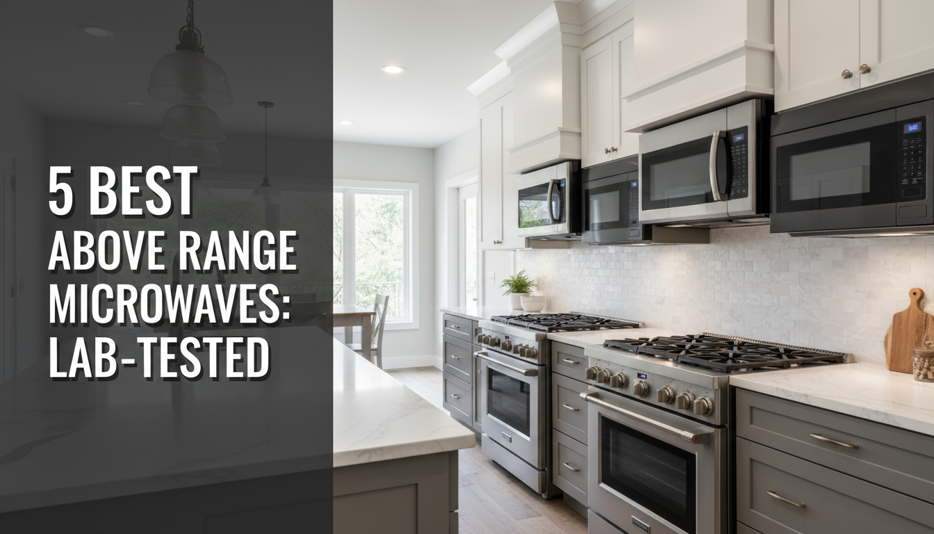 5 Best Above Range Microwaves: Lab-Tested For 2026