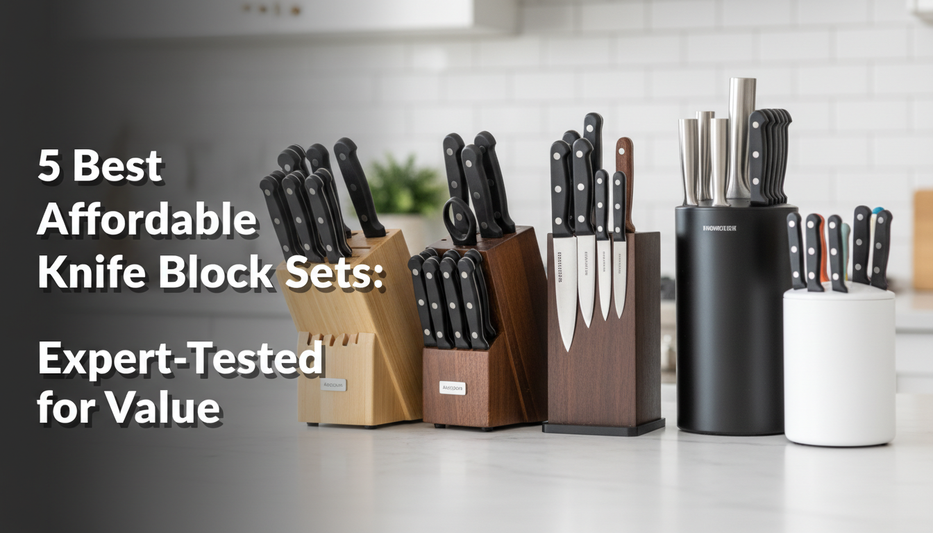 5 Best Affordable Knife Block Sets: Expert-Tested For Value