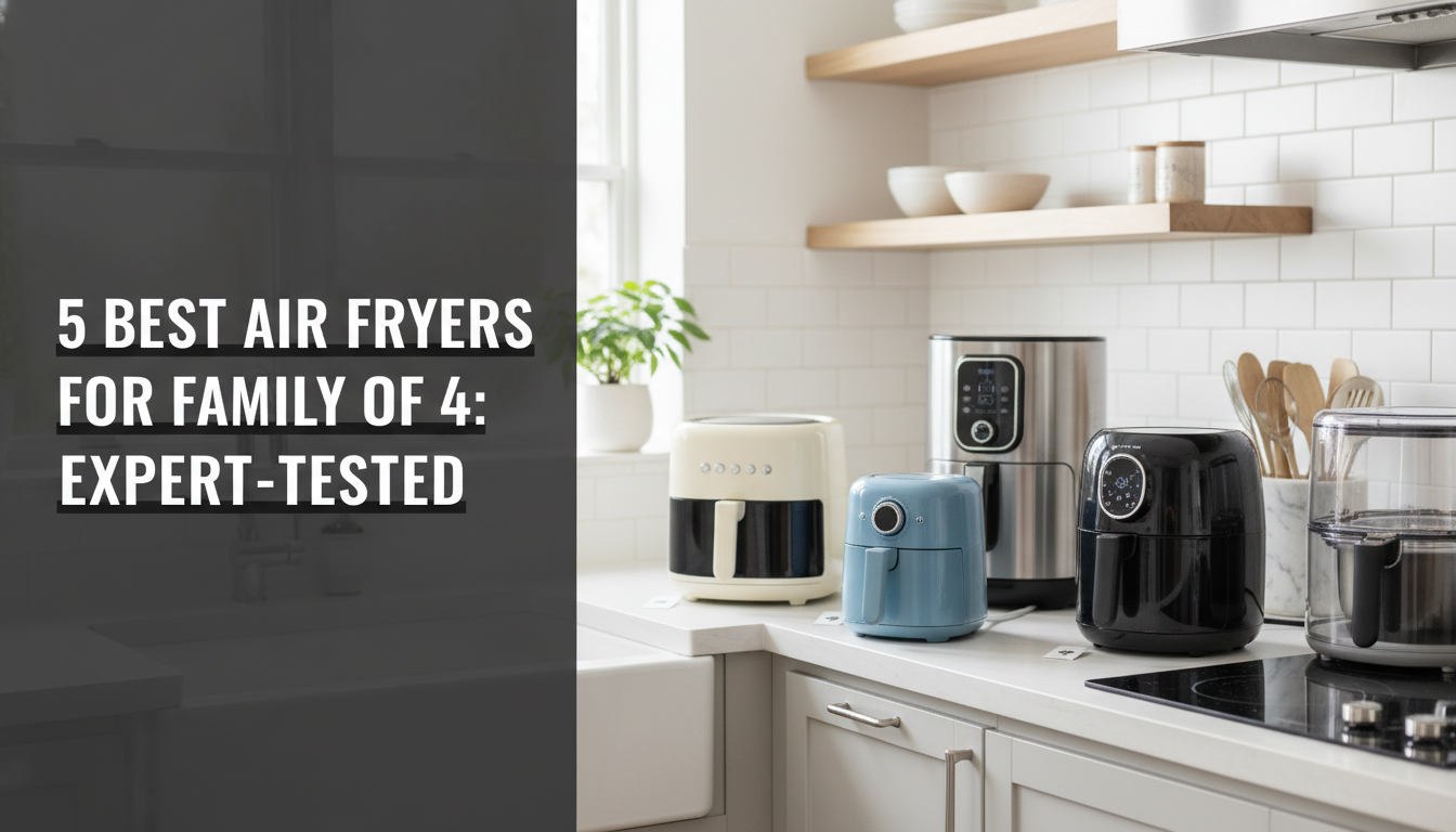 5 Best Air Fryers For Family Of 4: Expert-Tested In 2026