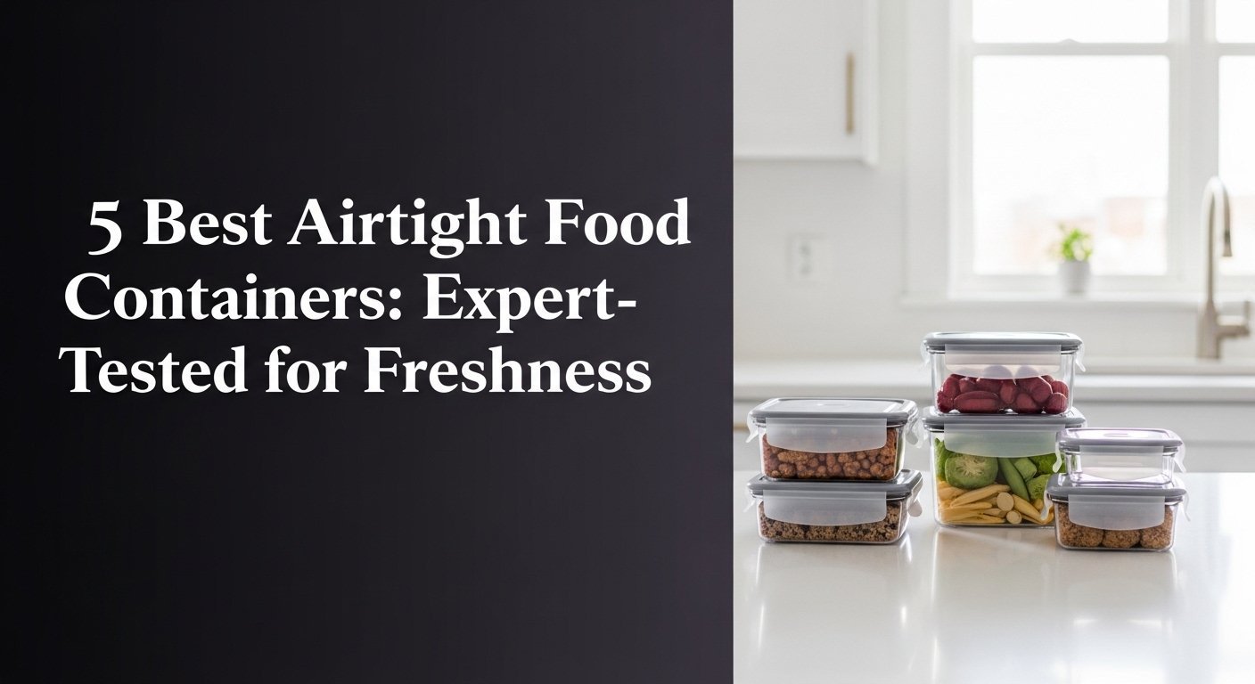 5 Best Airtight Food Containers: Expert-Tested For Freshness